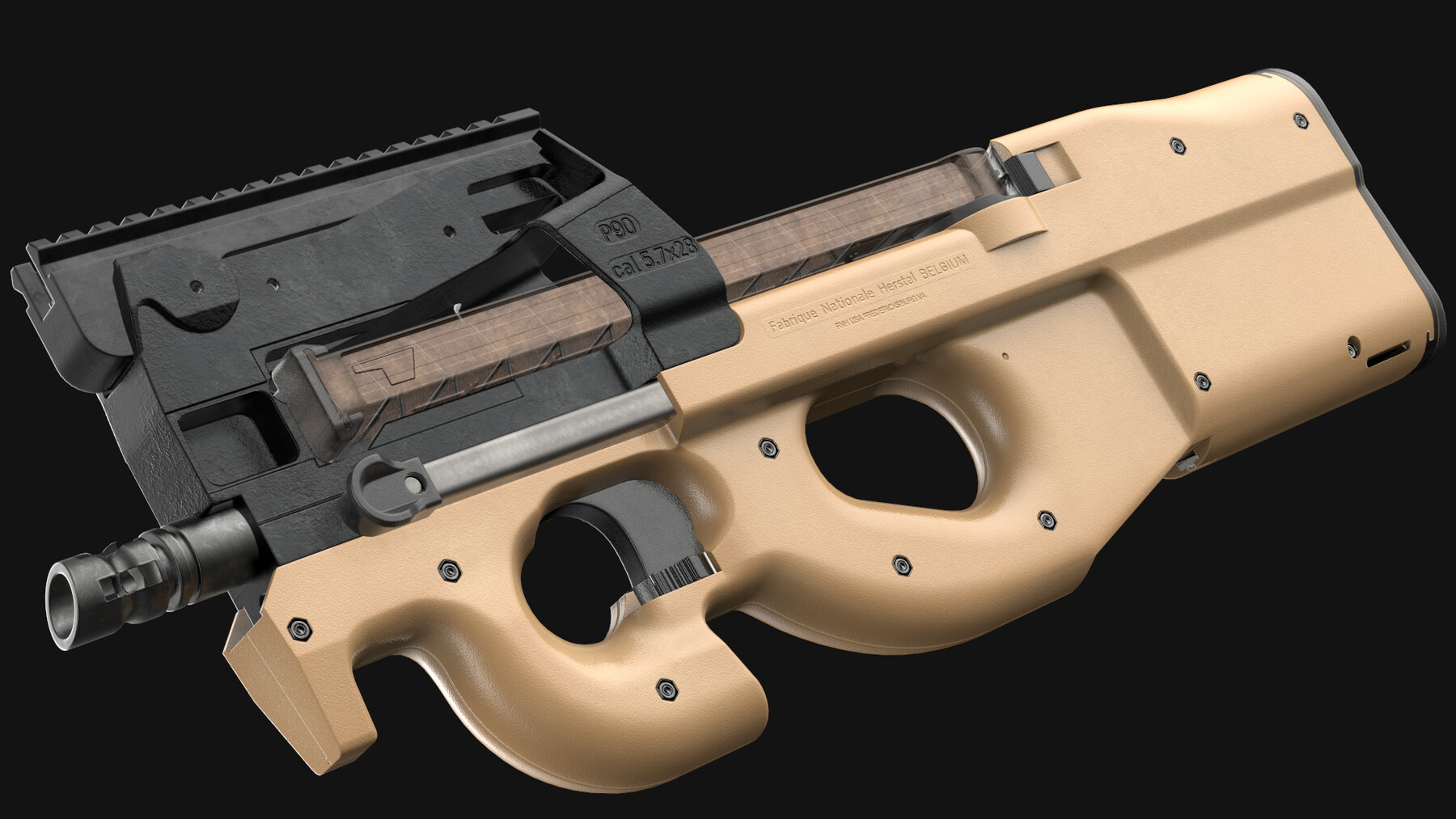 ArtStation - FN P90 (Game Ready) | Game Assets
