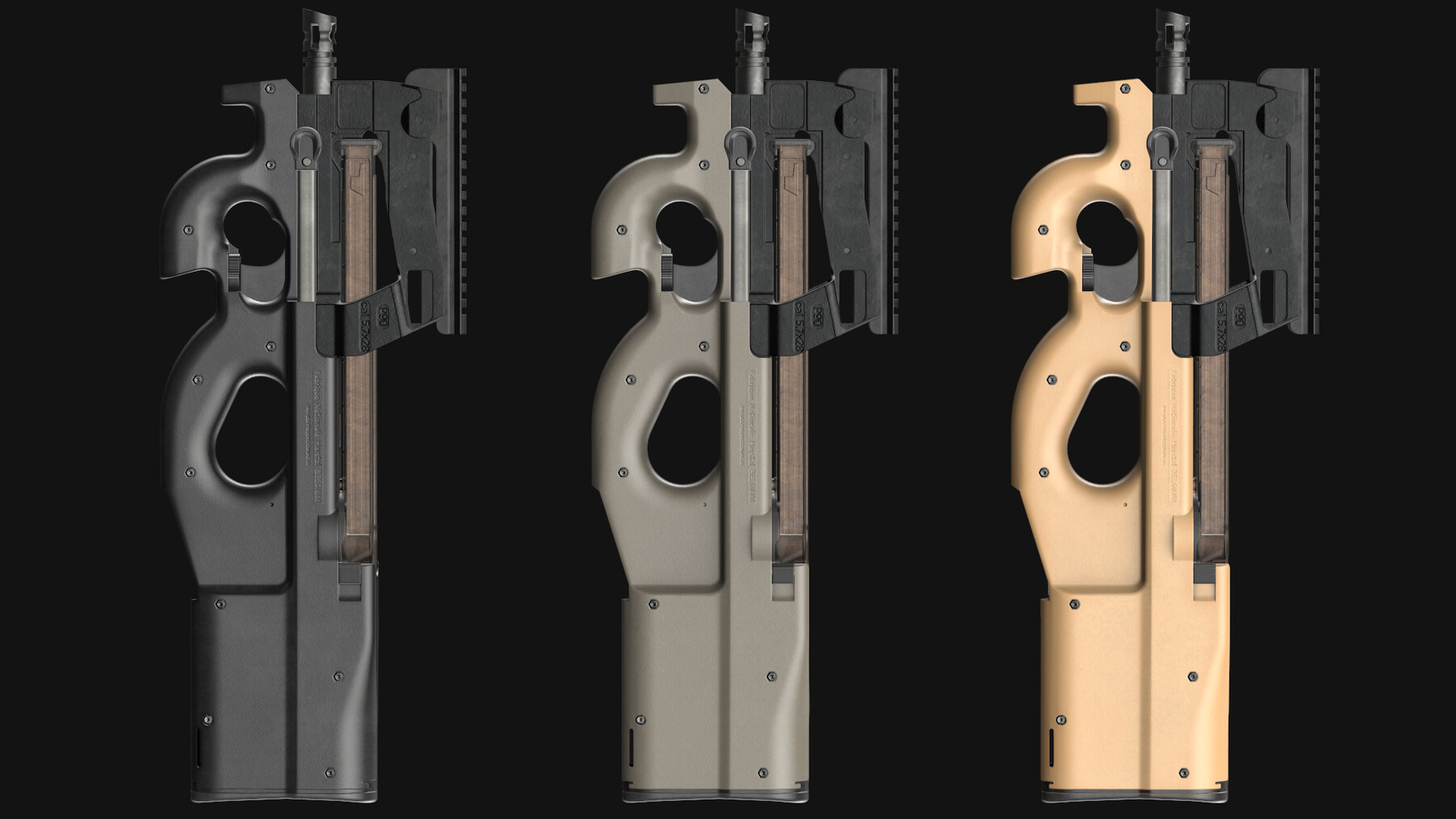 ArtStation - FN P90 (Game Ready) | Game Assets