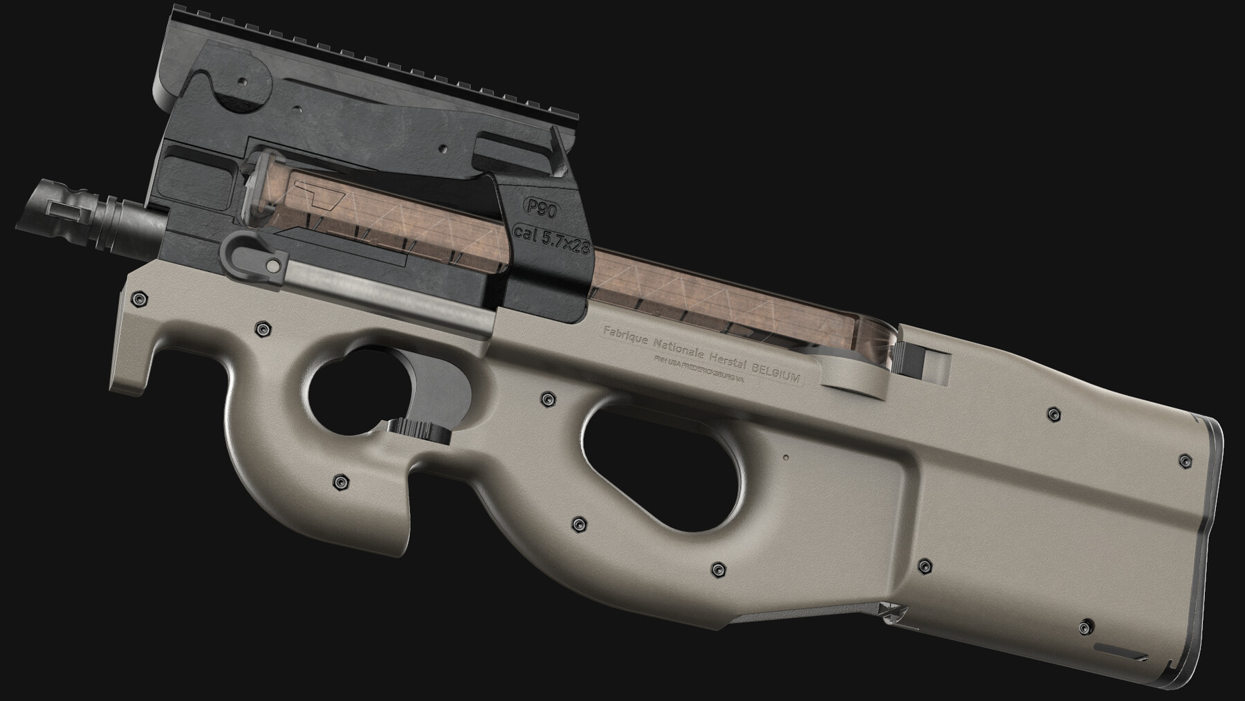 ArtStation - FN P90 (Game Ready) | Game Assets