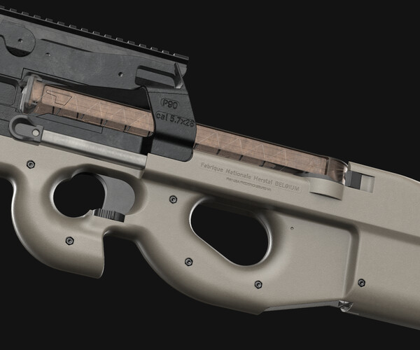 ArtStation - FN P90 (Game Ready) | Game Assets