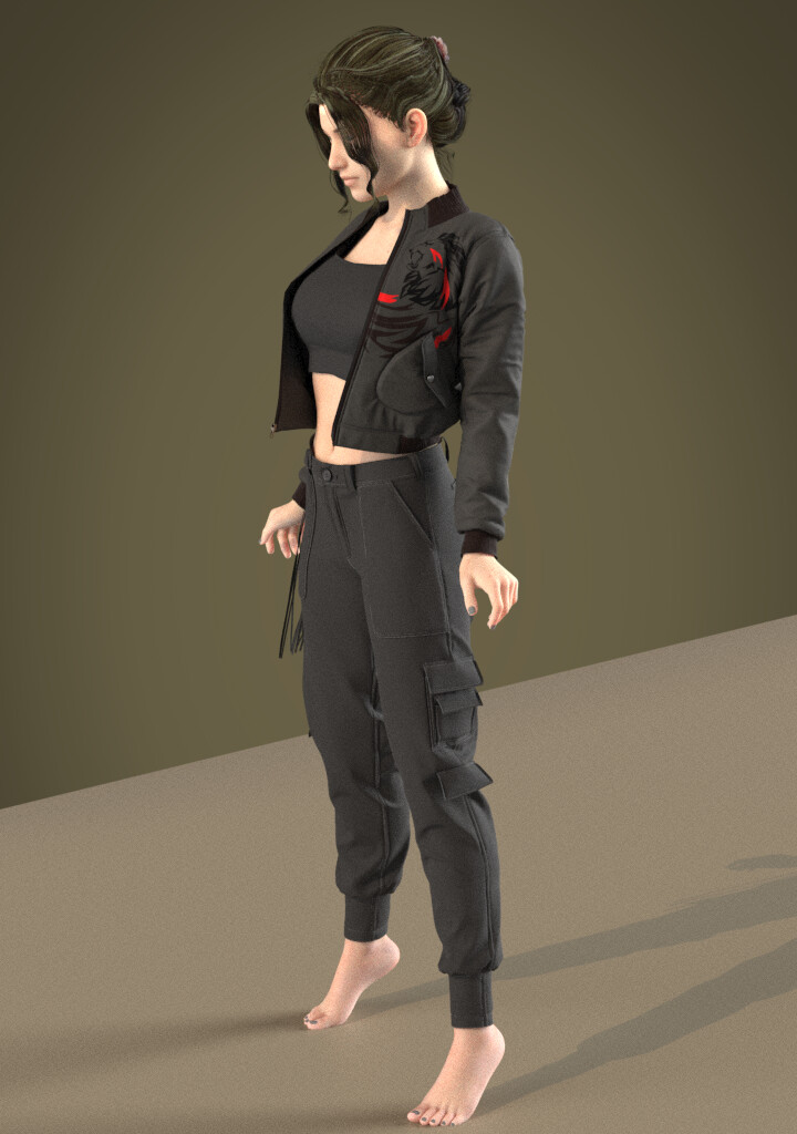 ArtStation - Costume (Clo3d, MD projects) | Game Assets