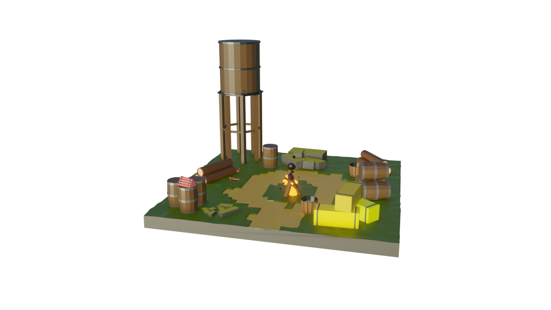 ArtStation - Low Poly Game Ready Props | Game Assets