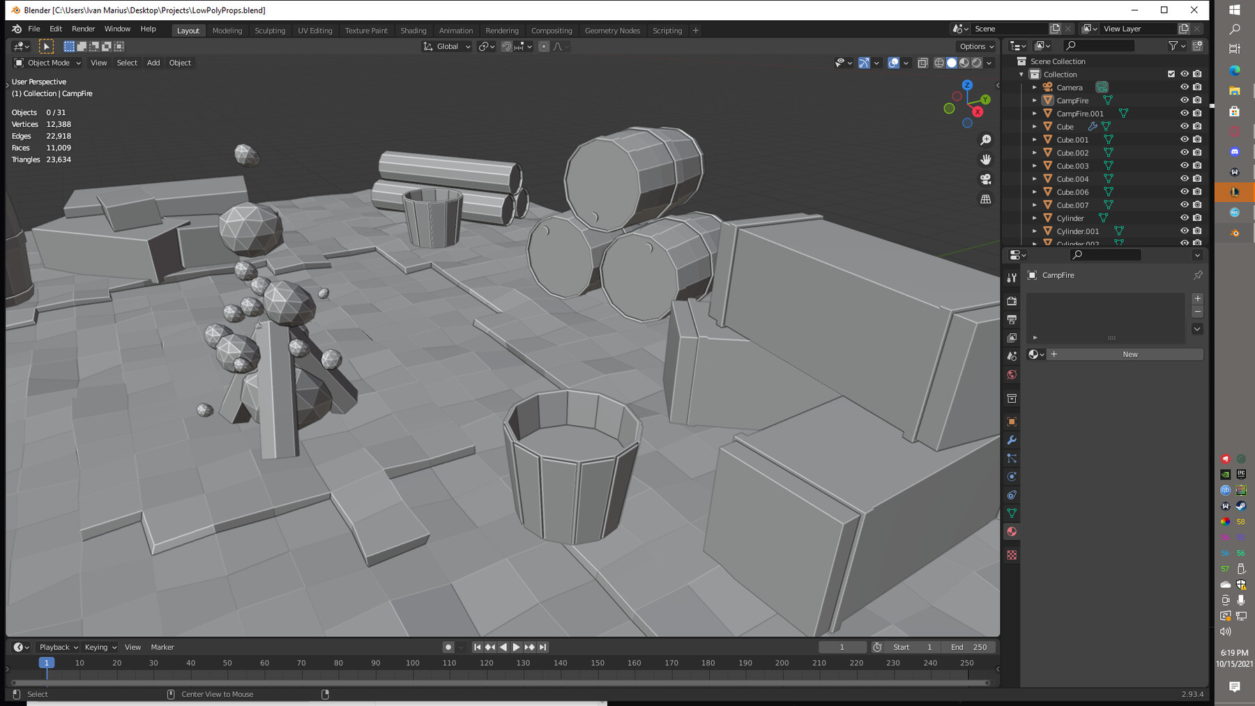 ArtStation - Low Poly Game Ready Props | Game Assets