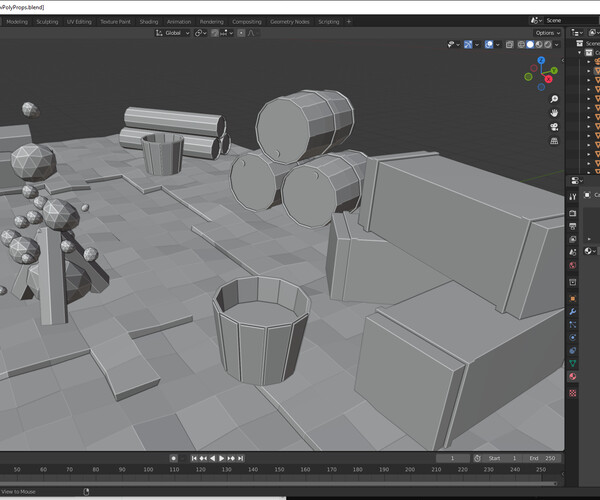 ArtStation - Low Poly Game Ready Props | Game Assets