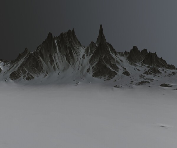 ArtStation - Snow Mountain | Game Assets