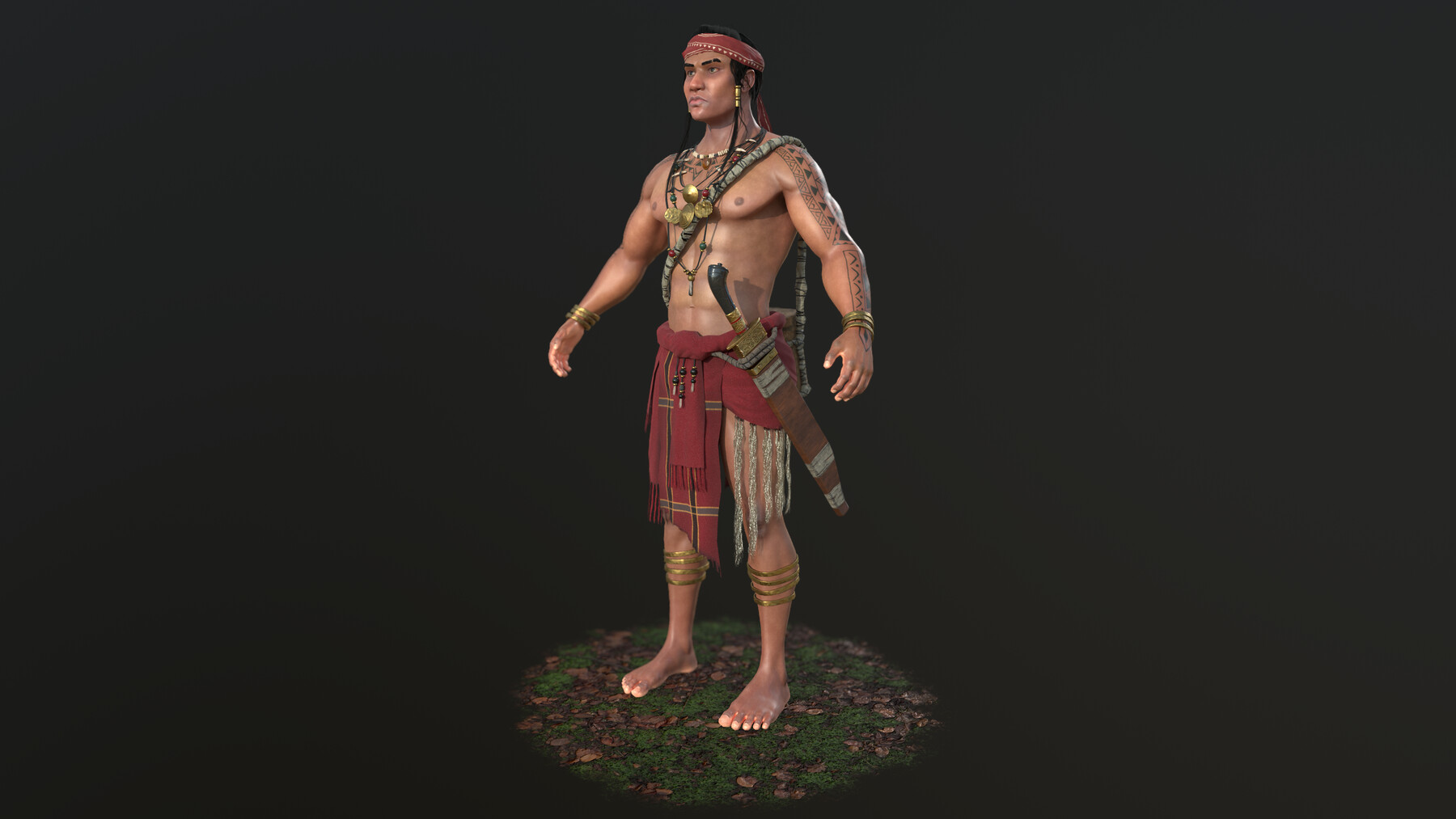 ArtStation - Lapu-Lapu real-time character | Game Assets