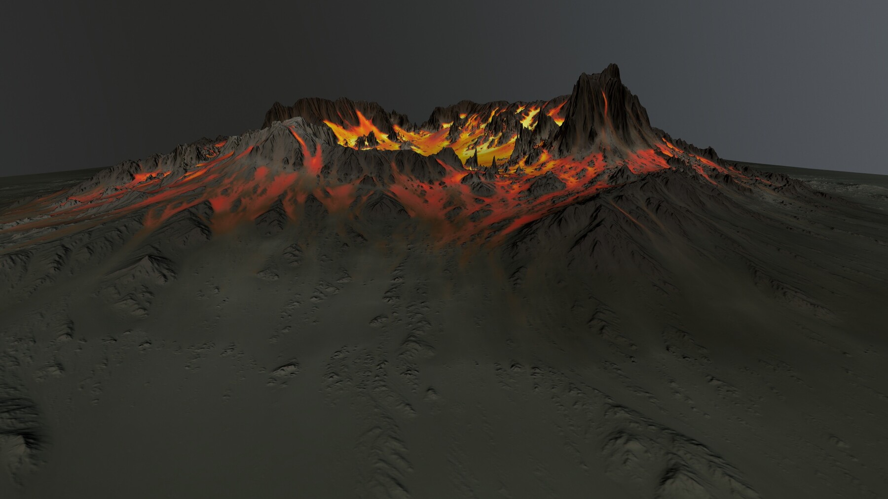 ArtStation - Volcano Terrain | Game Assets