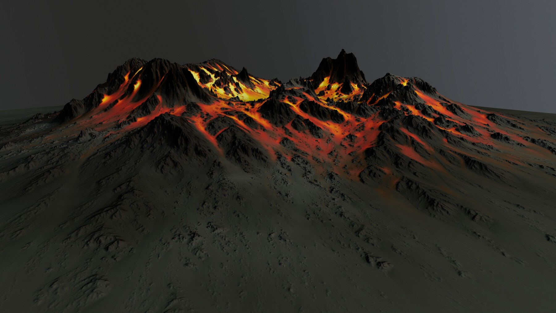 ArtStation - Volcano Terrain | Game Assets