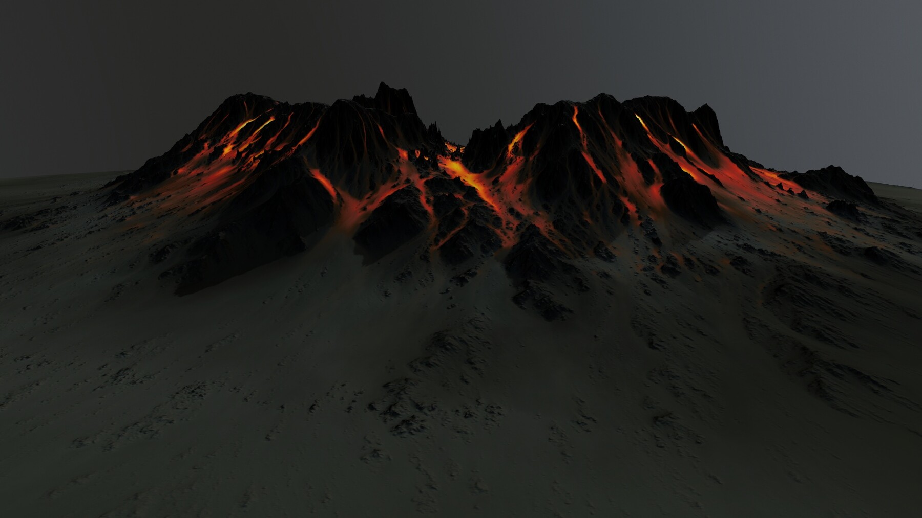 ArtStation - Volcano Terrain | Game Assets