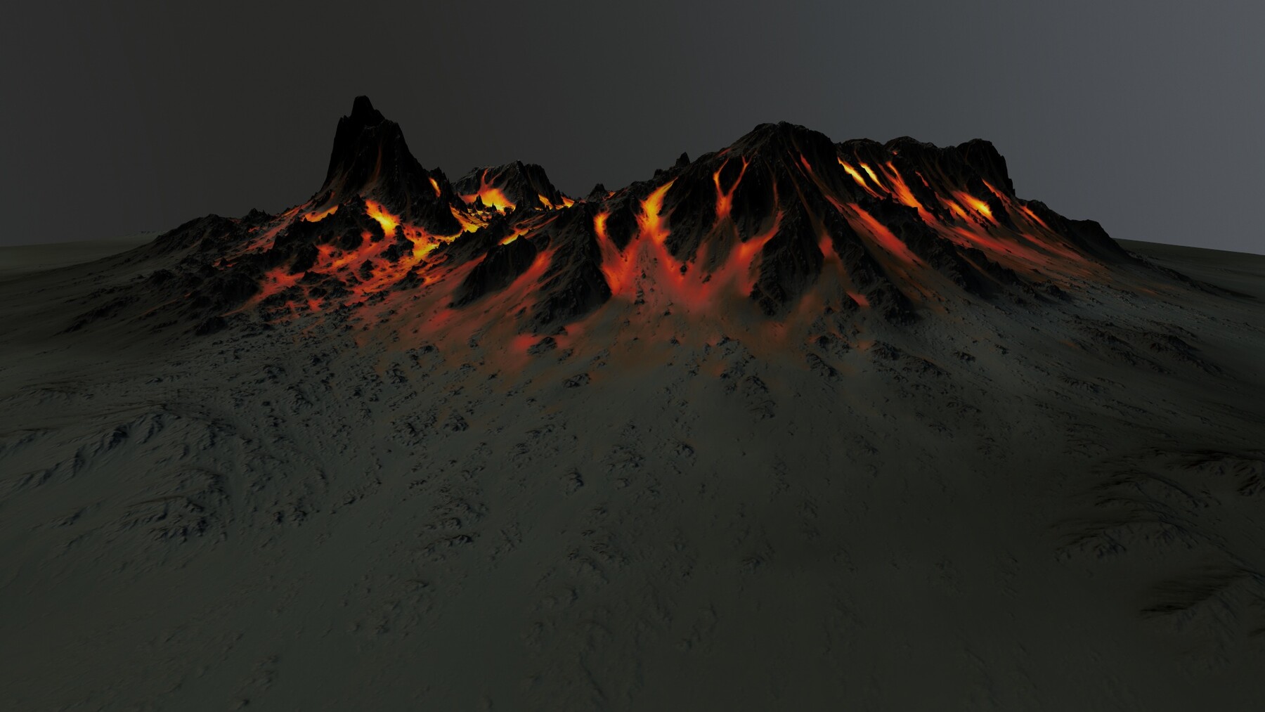ArtStation - Volcano Terrain | Game Assets