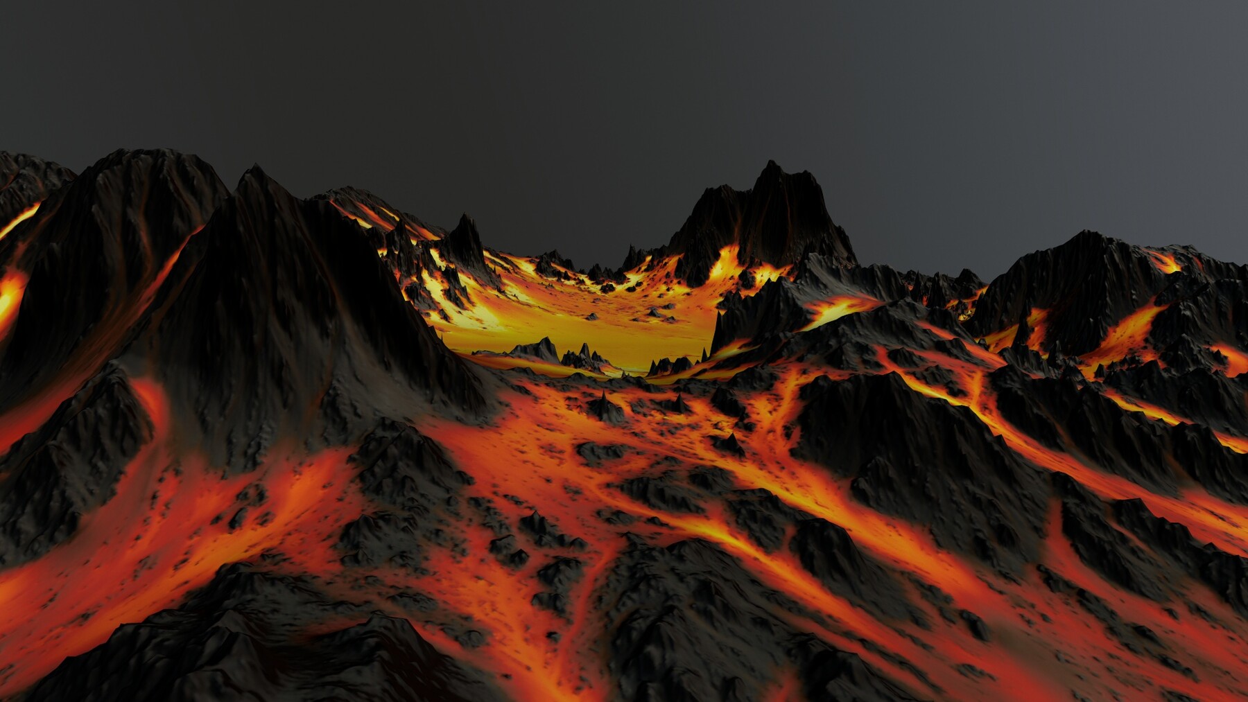 ArtStation - Volcano Terrain | Game Assets