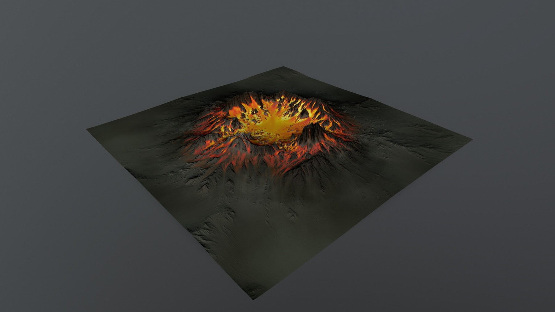 ArtStation - Volcano Terrain | Game Assets