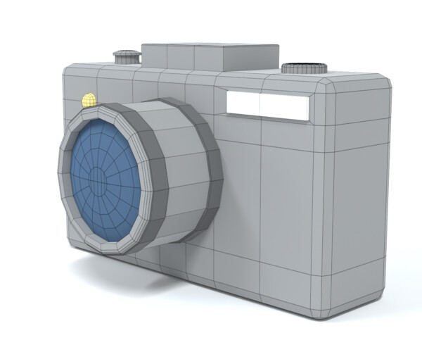 ArtStation - Low Poly Cartoon Photo Camera | Game Assets
