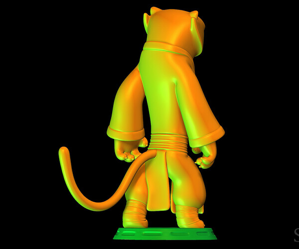 ArtStation - Tigress - Kung Fu Panda 3 3D print model | Resources