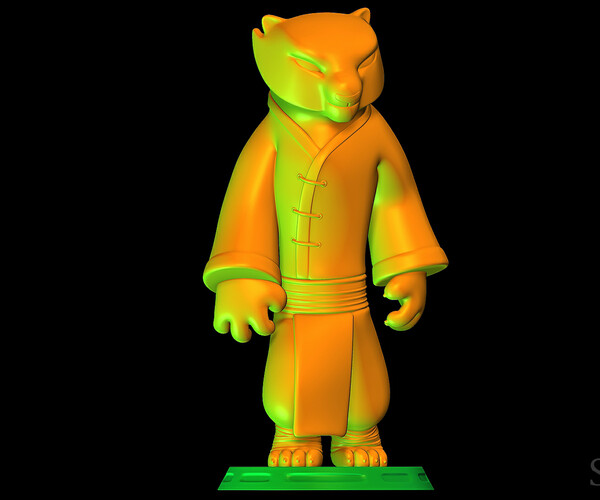 ArtStation - Tigress - Kung Fu Panda 3 3D print model | Resources