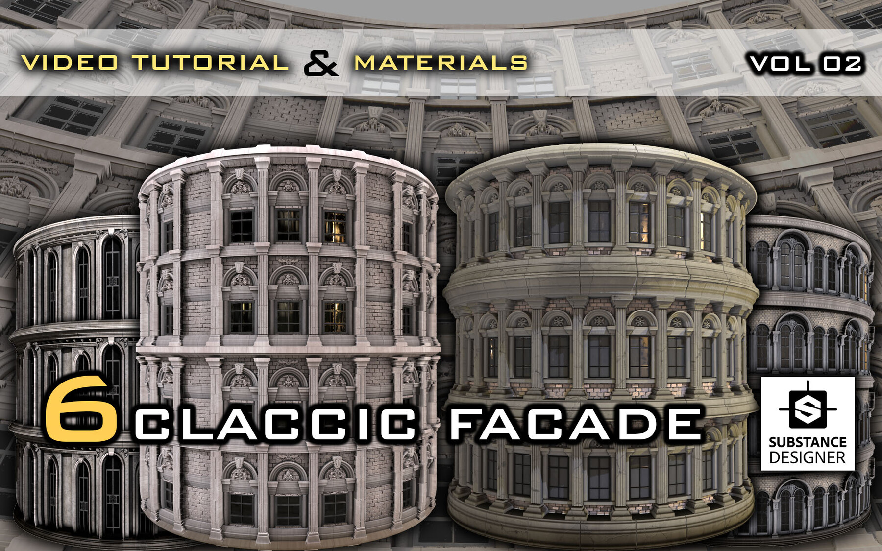 ArtStation - classic facade vol 02 | Tutorials