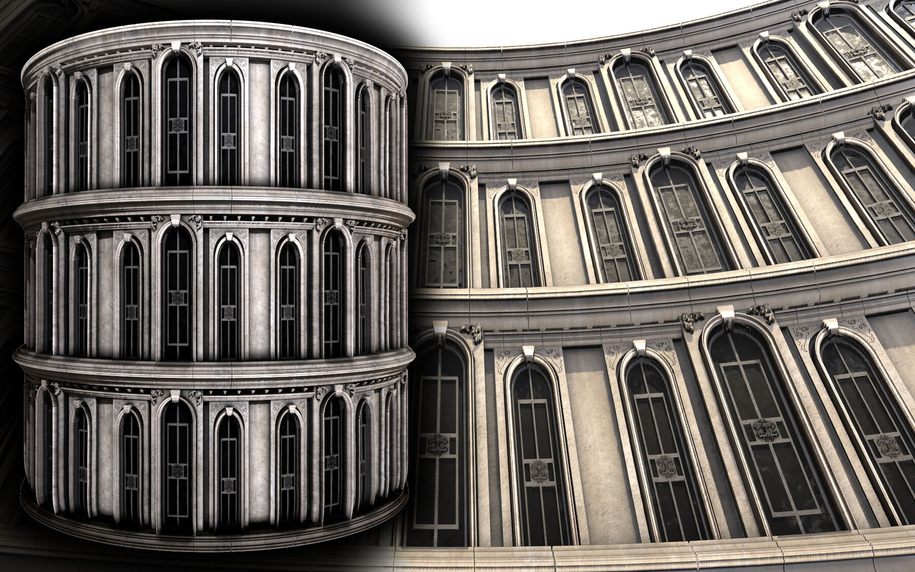 ArtStation - classic facade vol 02 | Tutorials