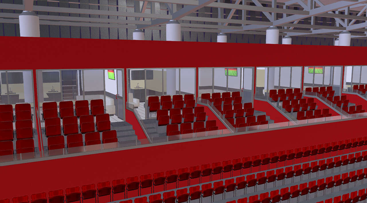 ArtStation - Medium-sized modern stadium (full interior) | Game Assets