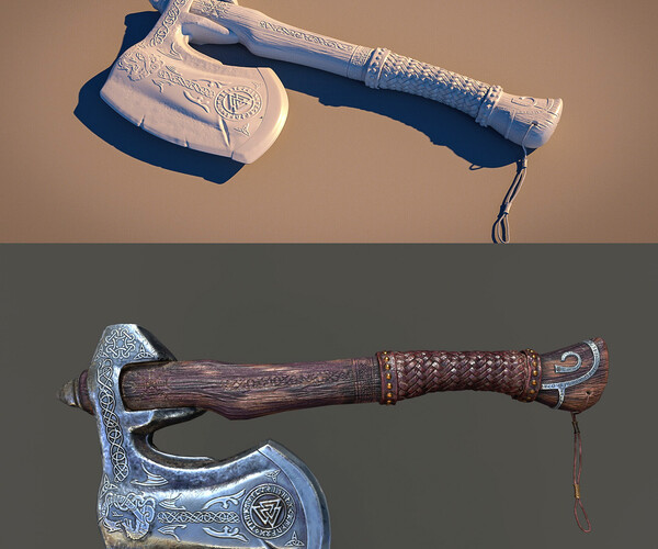 ArtStation - Axe Model | Game Assets