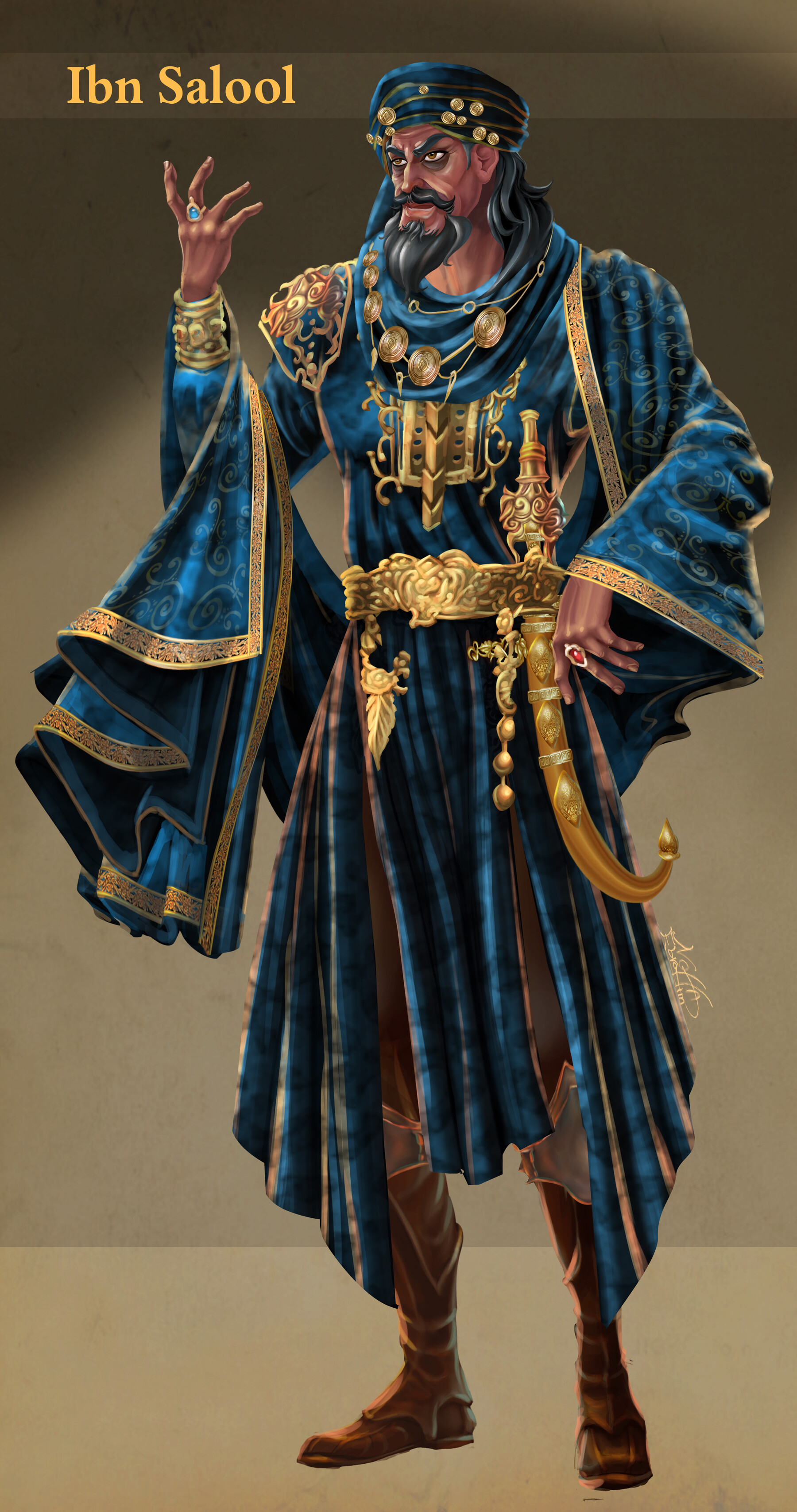 ArtStation - EVIL SULTAN CHARECTER | Artworks