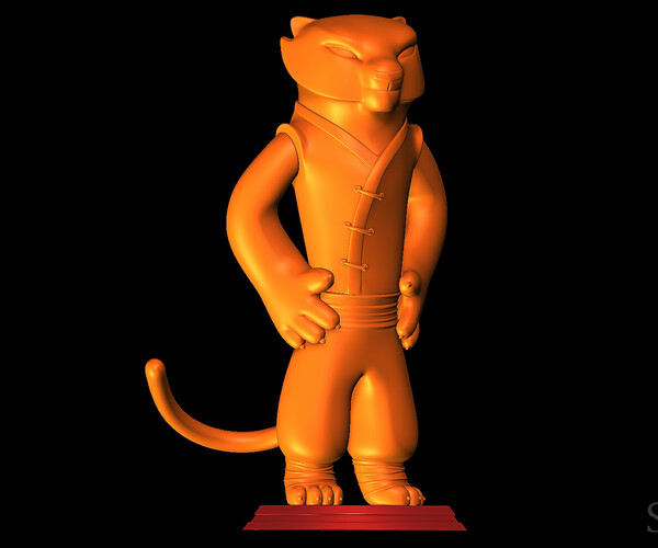 ArtStation - Tigress - Kung Fu Panda 3D print model | Resources