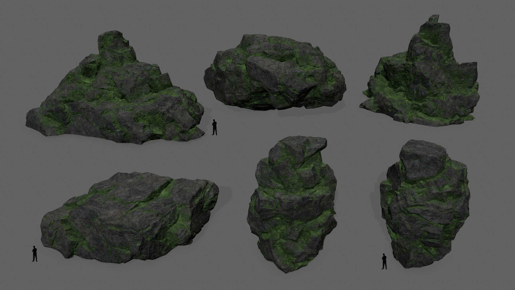 ArtStation - forest rocks | Game Assets