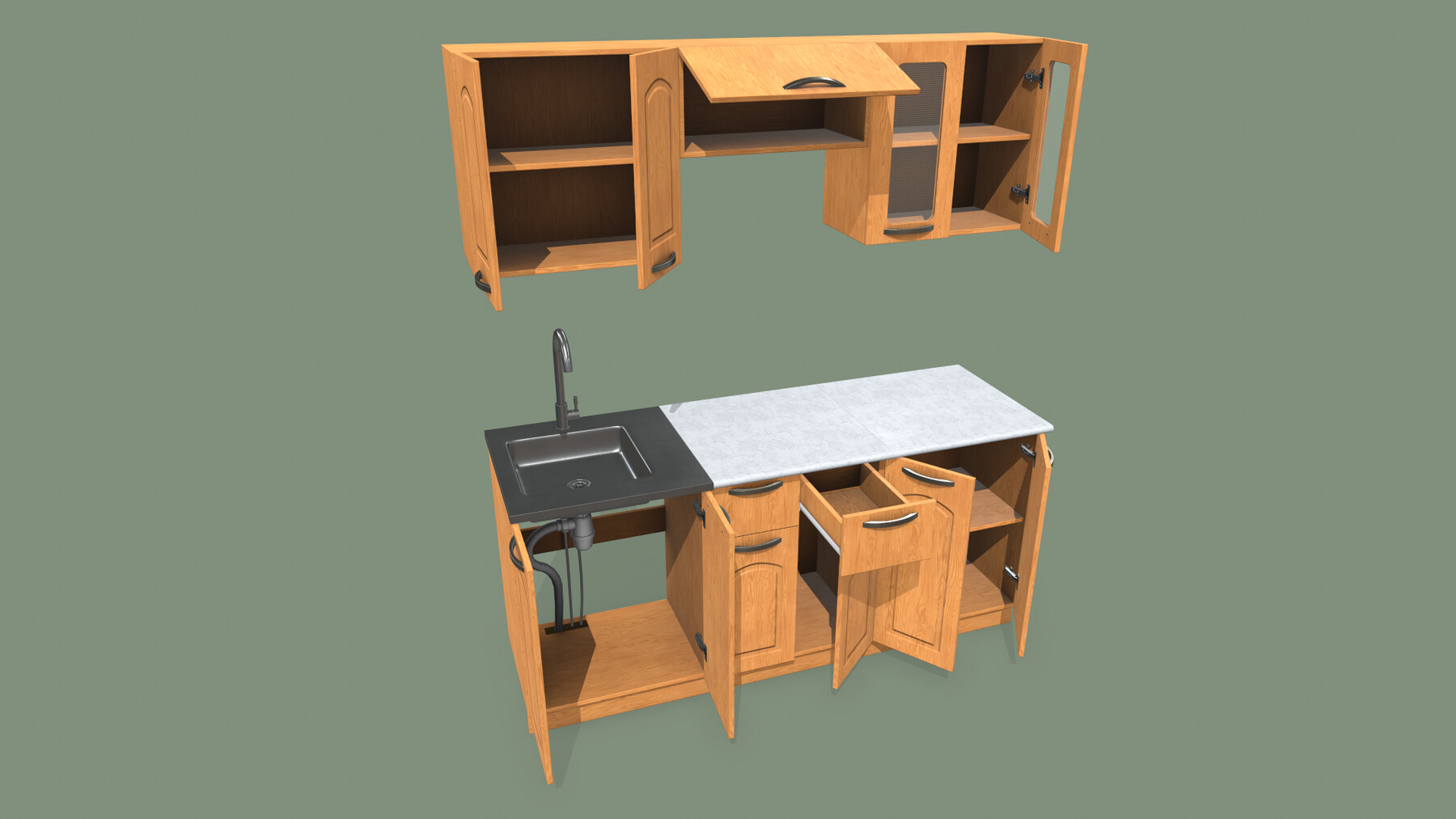 ArtStation - Kitchen Set | Game Assets