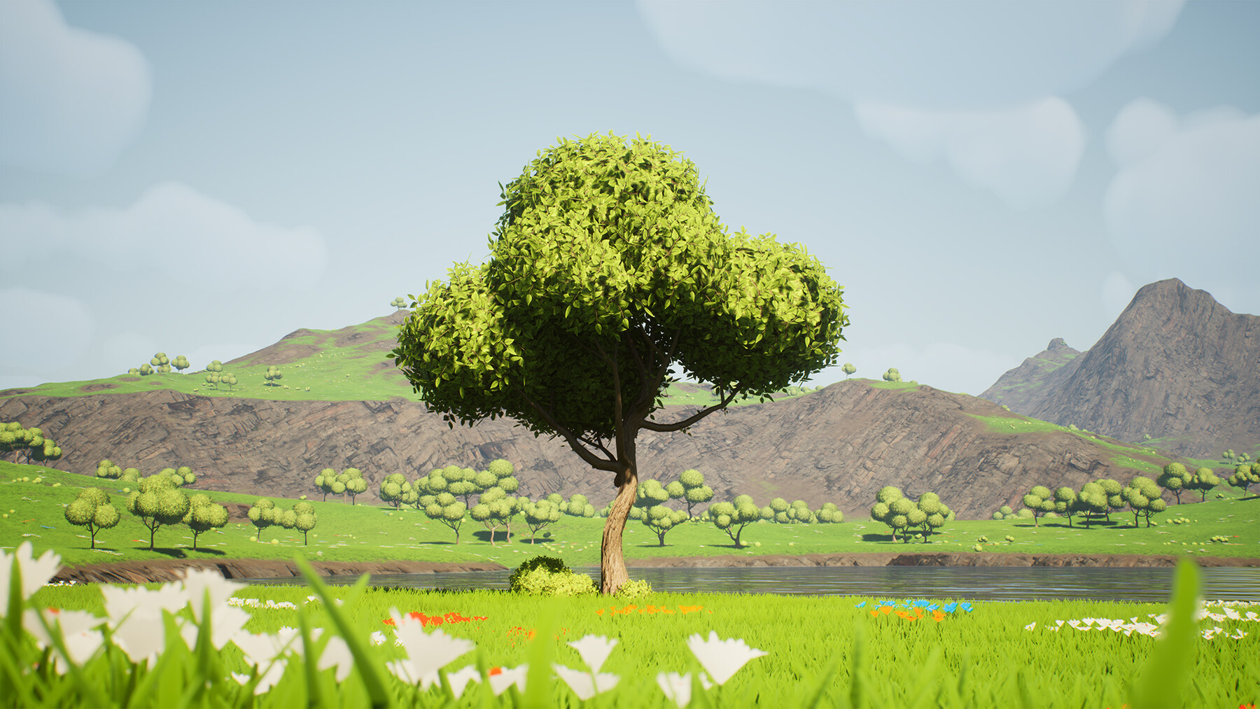 ArtStation - Stylized Trees Pack | Game Assets