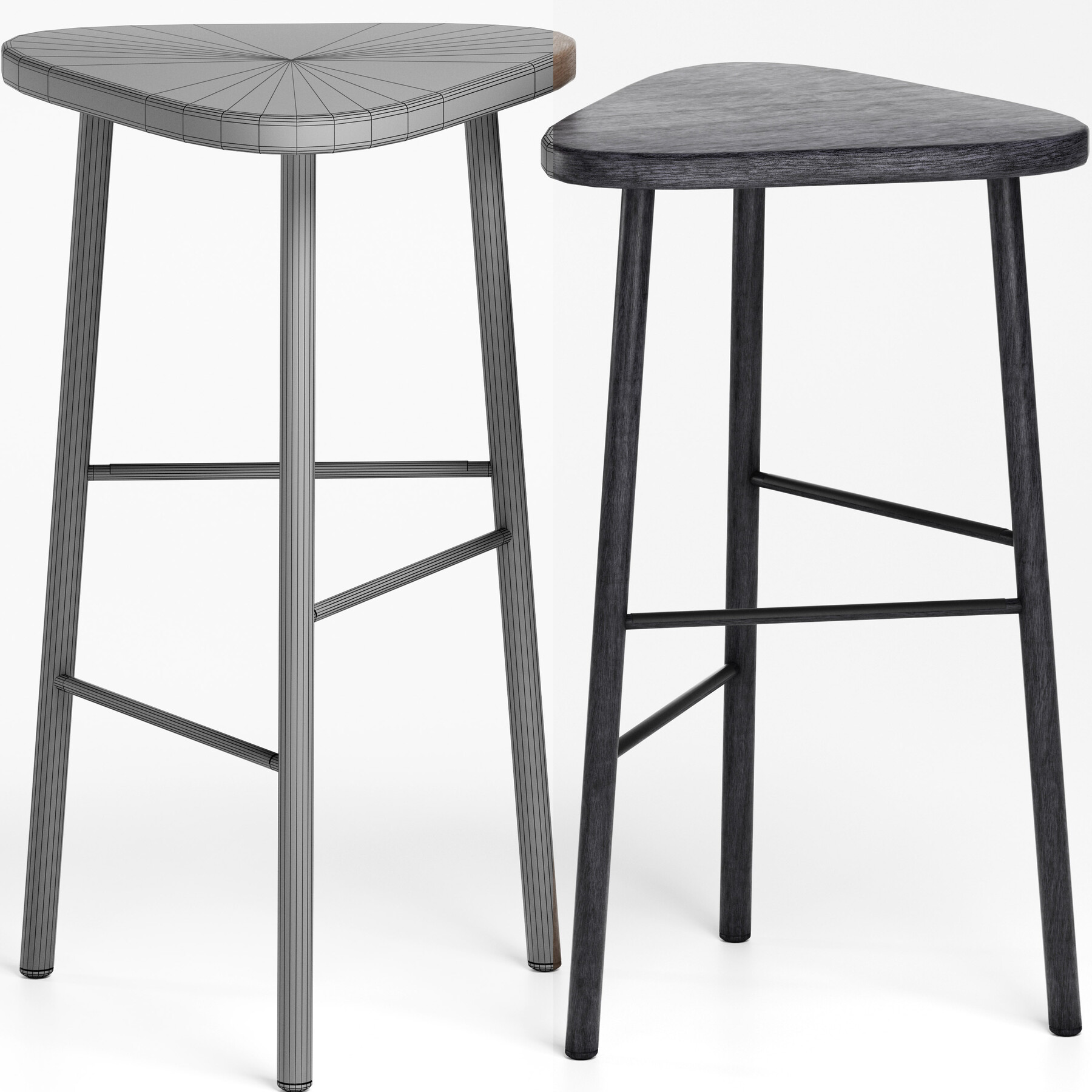 ArtStation - Horeca Bar chair by Punto Design | Resources