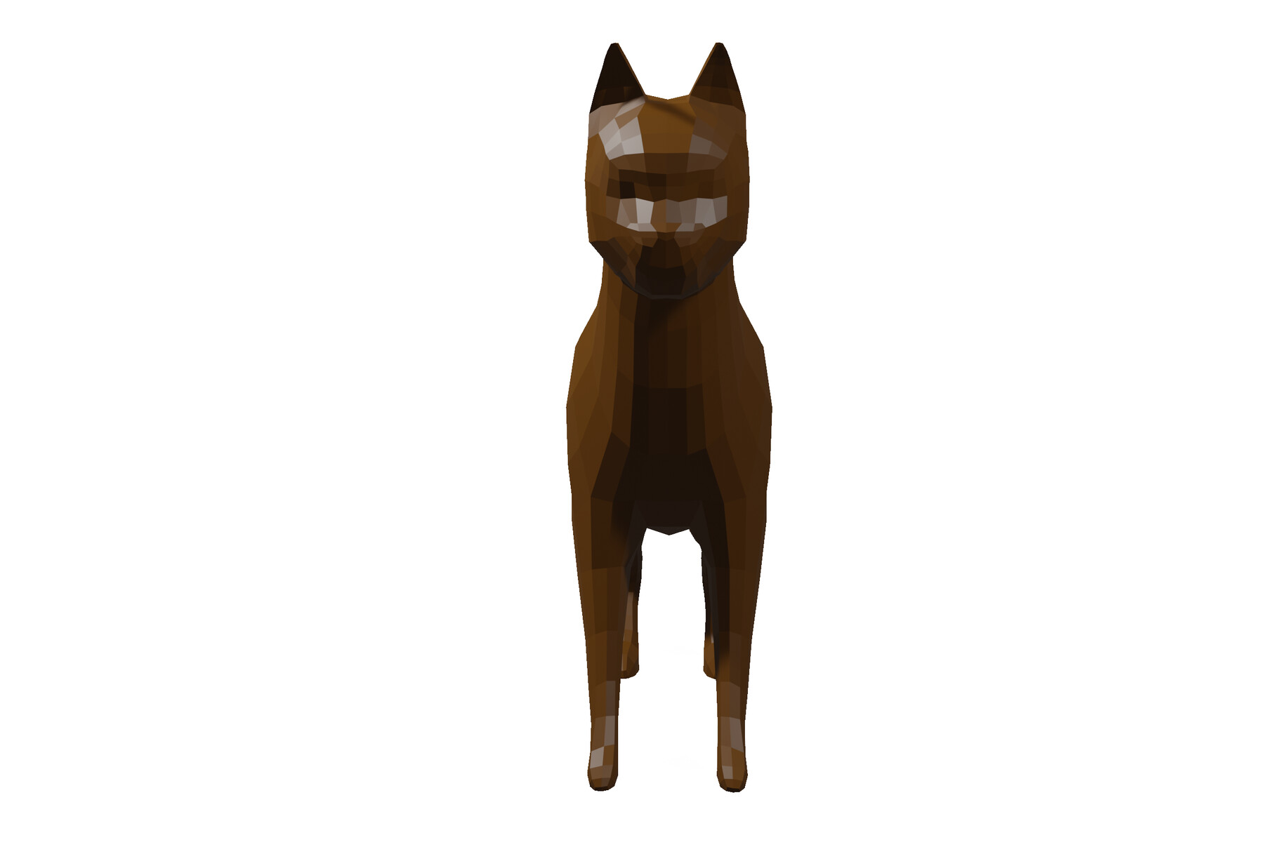 ArtStation - Cat 3D low-poly Model Rigged | Game Assets