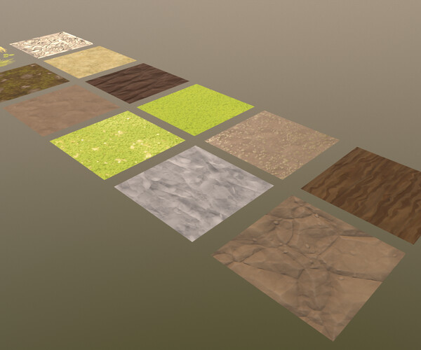 ArtStation - Stylized Environmental Texture Pack | Game Assets