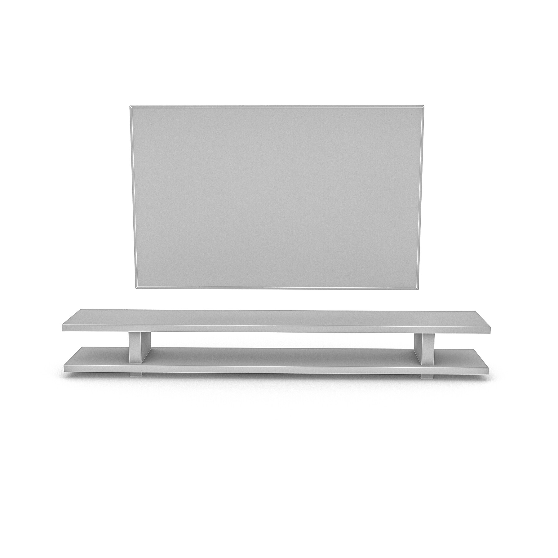 ArtStation - modern tv unit 3D model | Game Assets