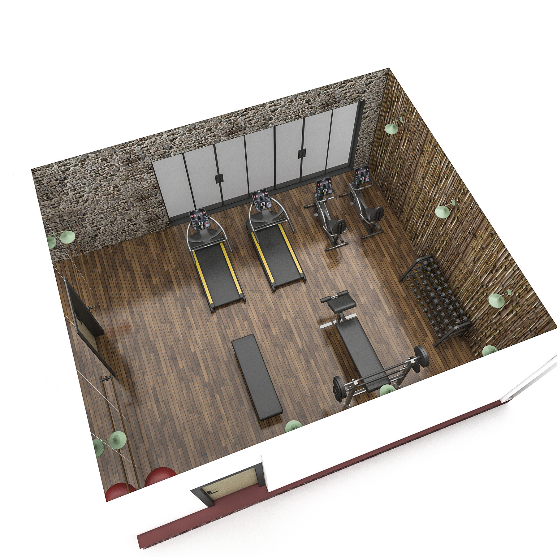 ArtStation - 3D gym full | Game Assets