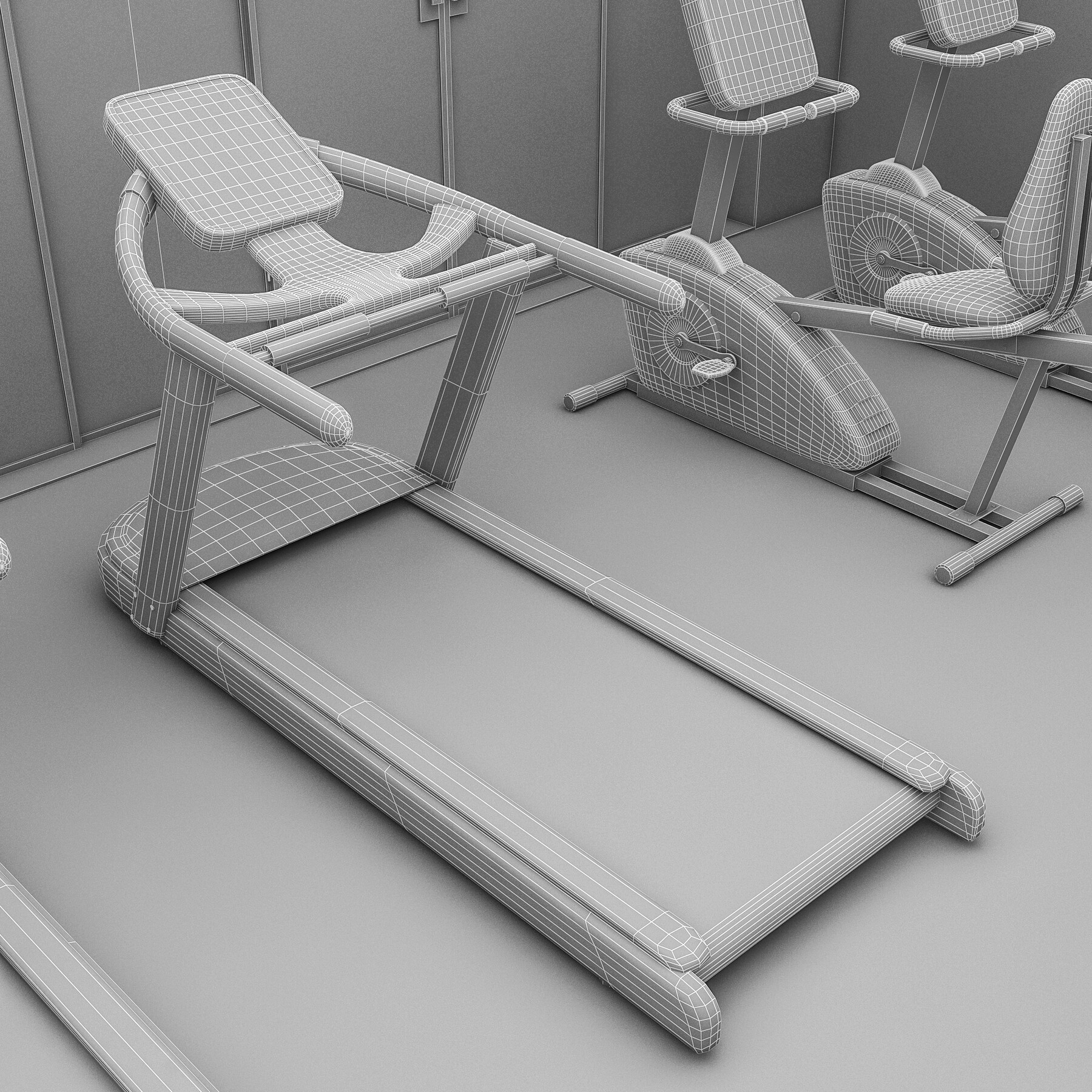 ArtStation - 3D gym full | Game Assets