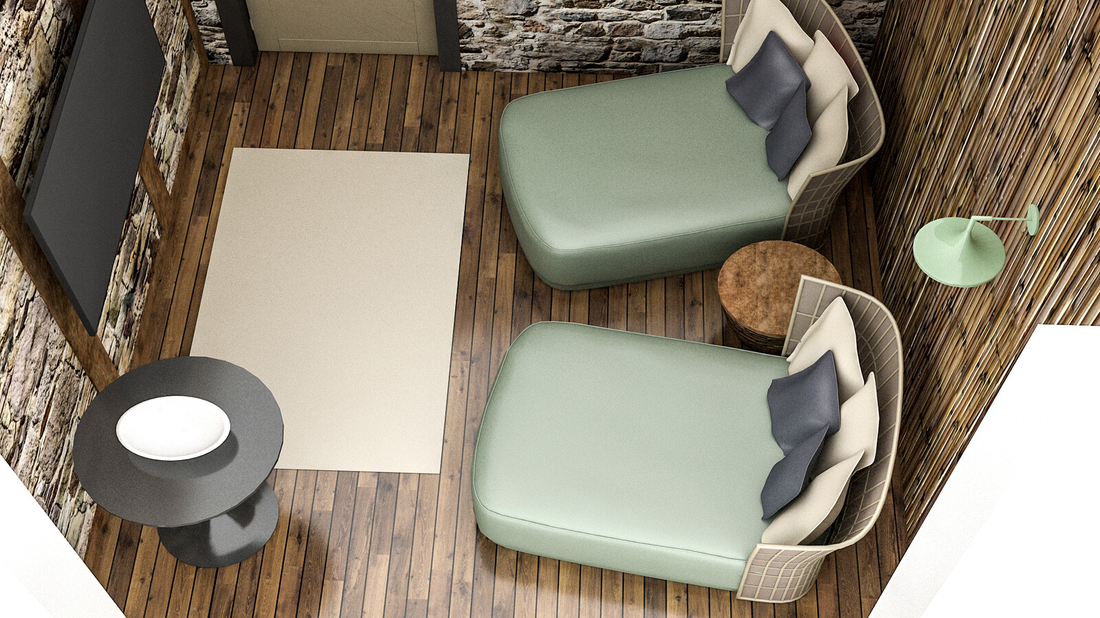 ArtStation - 3D model recreation room | Game Assets