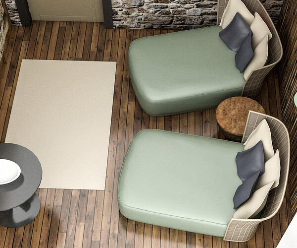 ArtStation - 3D model recreation room | Game Assets