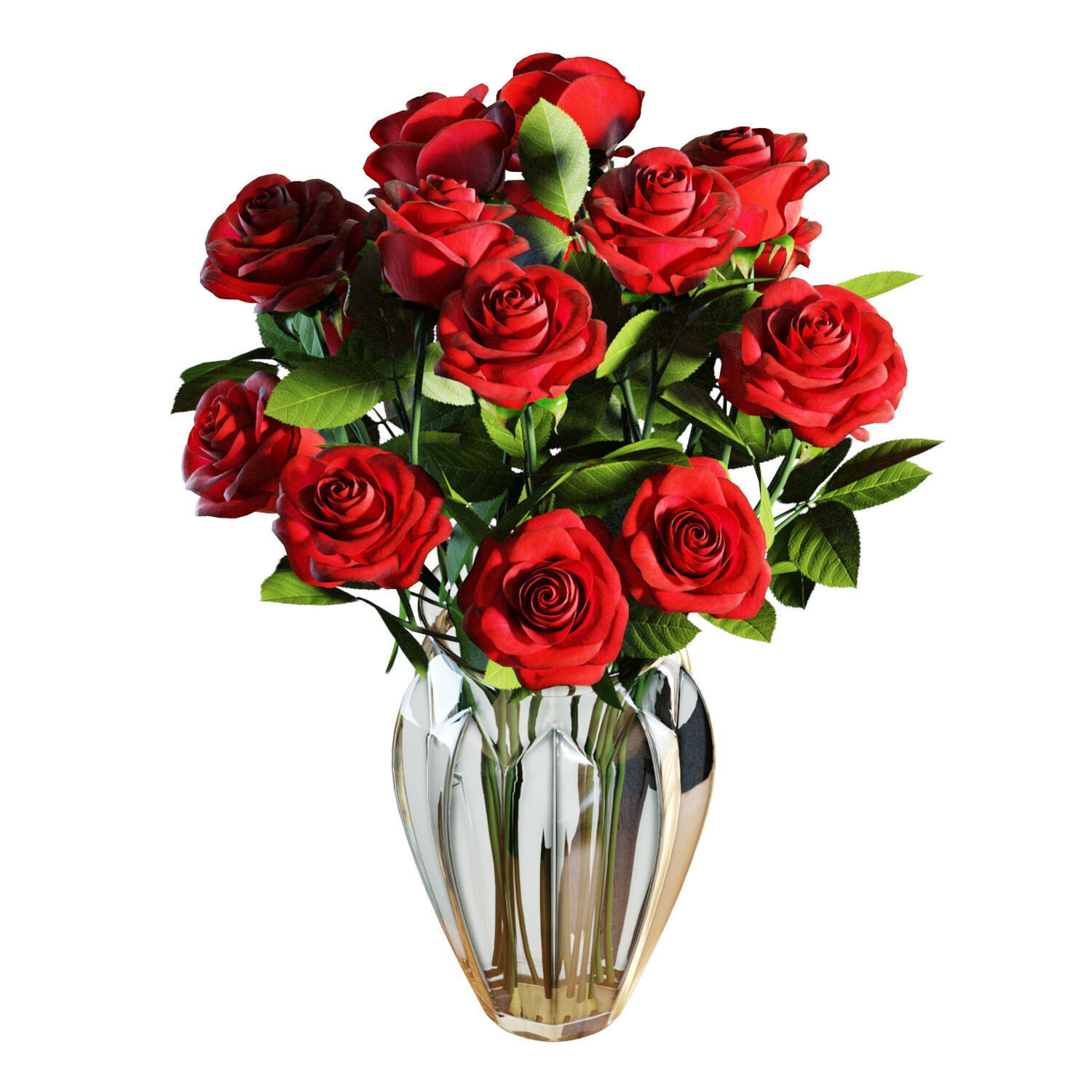 ArtStation - 3D Model / Flower Set 03 / Red Roses Bouquet | Resources