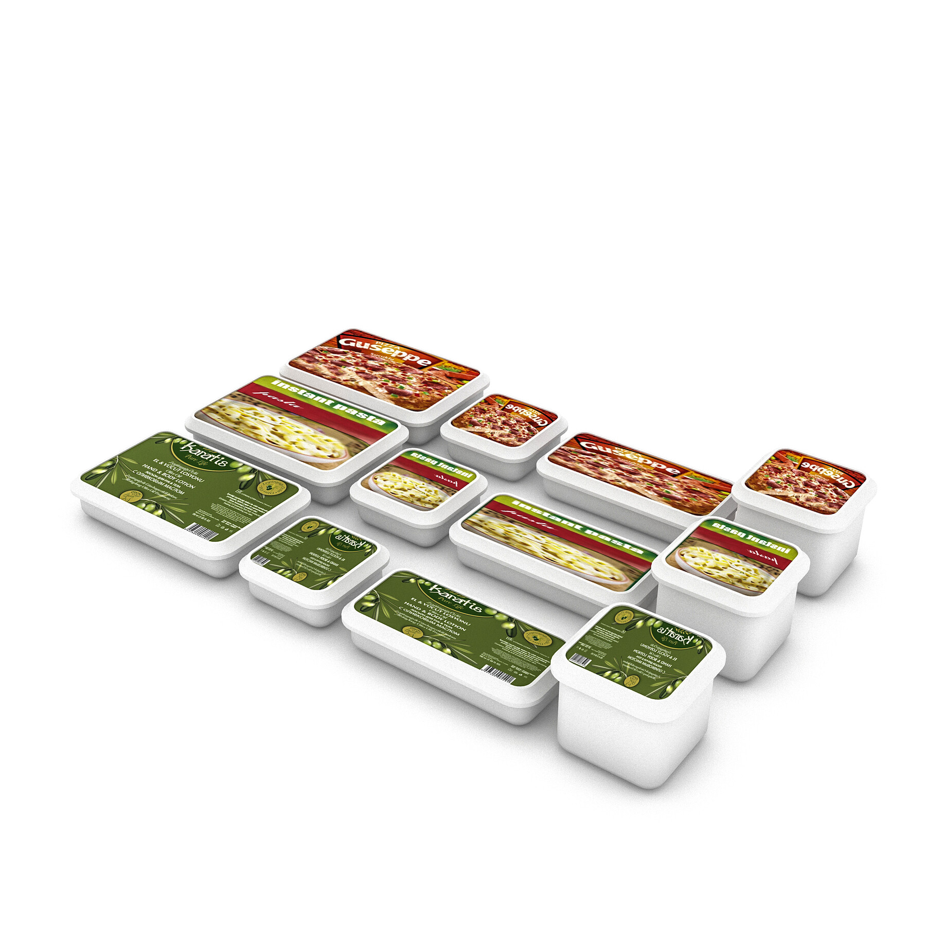 ArtStation - frozen fast foods 3D | Game Assets