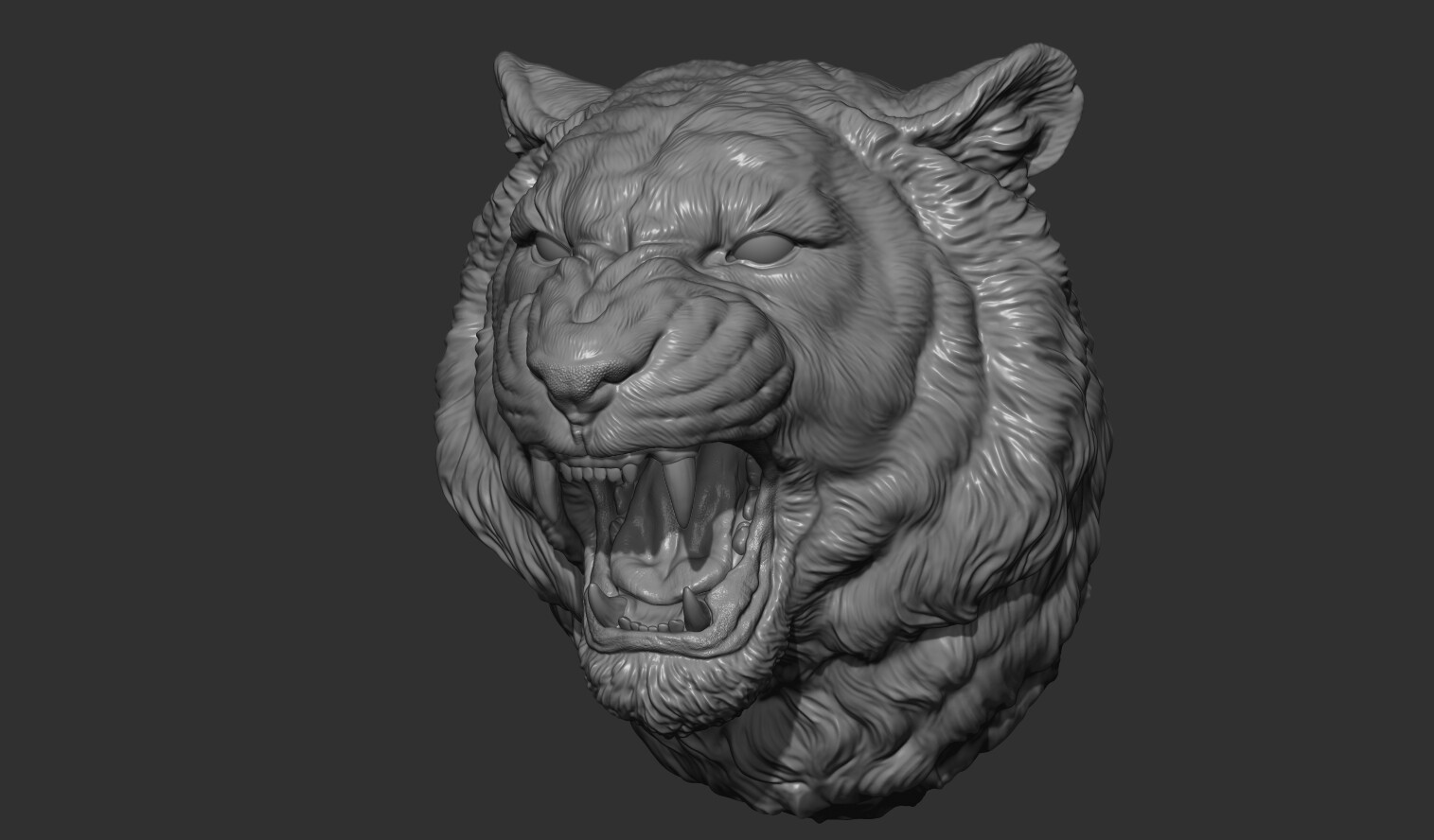 ArtStation - Tiger grin roar | Resources