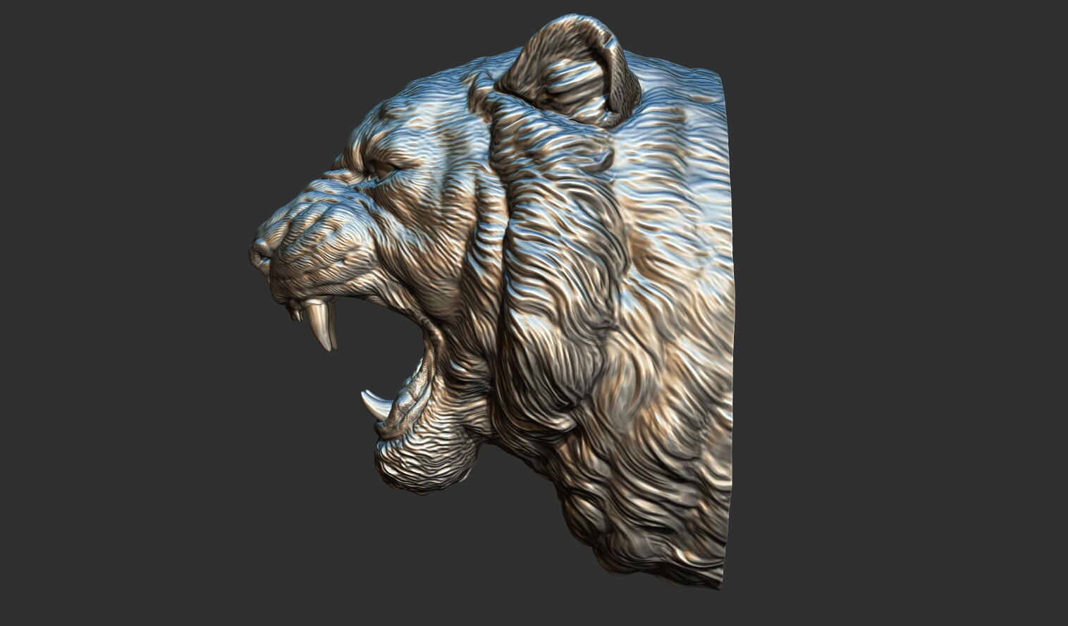 ArtStation - Tiger grin roar | Resources