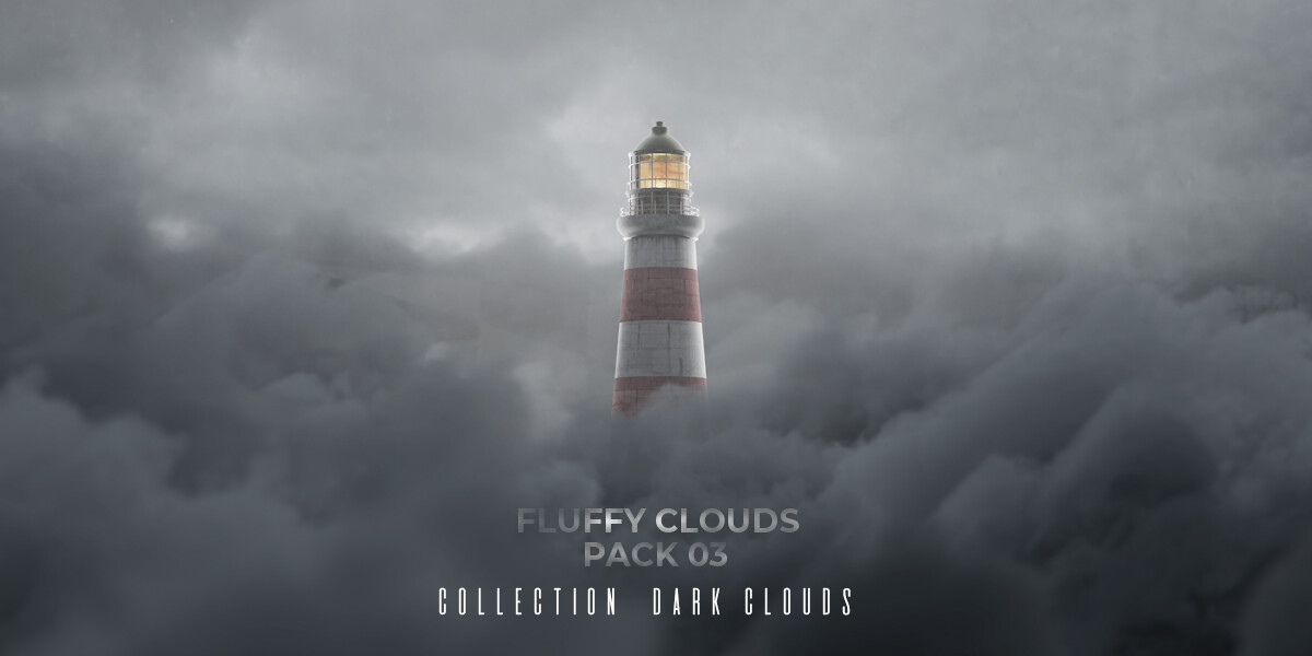 Artstation Fluffy Clouds Pack 03 And Cloud Node Shader Game Assets
