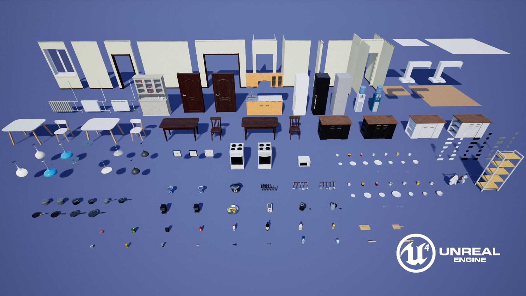 ArtStation - Kitchen Props Pack | Game Assets