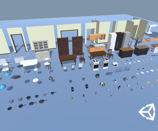 ArtStation - Kitchen Props Pack | Game Assets