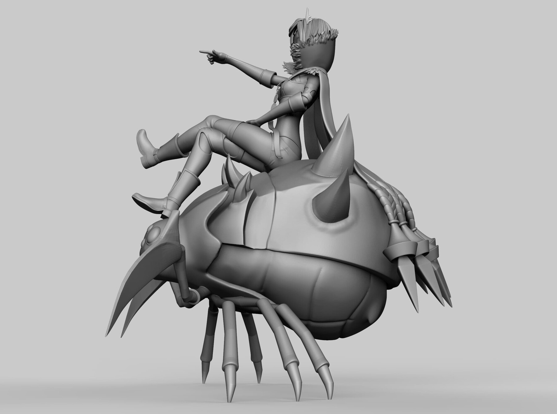 ArtStation - Ariel Demon Lord Statue | Resources