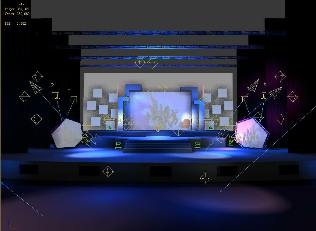 ArtStation - 3DS Max 2014 Stage Concert 5 | Resources