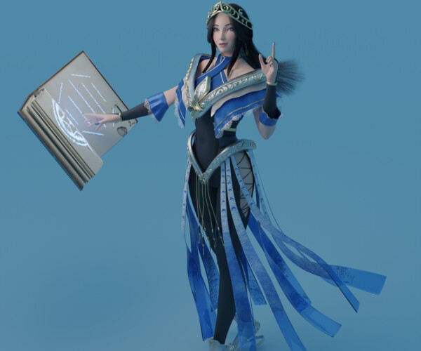 ArtStation - Ice Queen 3D digital sculpt .blend file by AnotherParfait ...