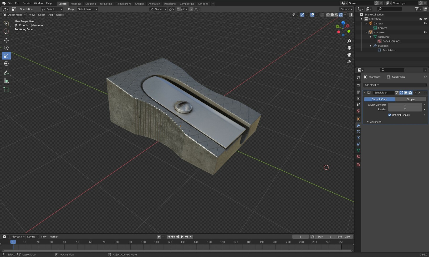 ArtStation - Classic pencil sharpener | Resources