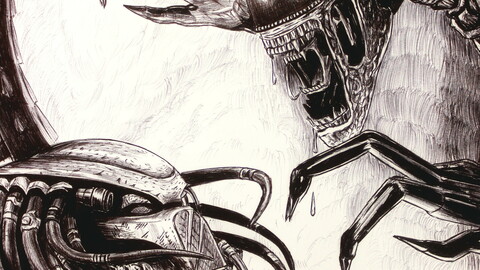 ArtStation - Alien vs. Predator | Artworks