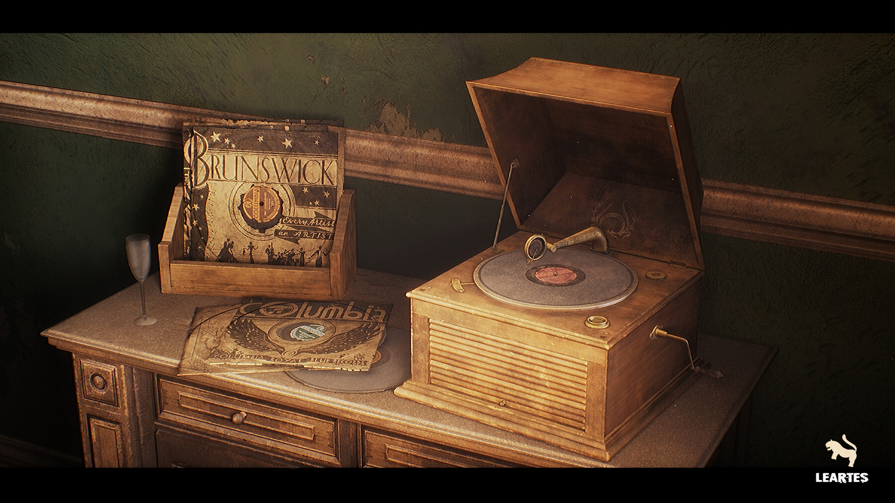 ArtStation - Vintage Bar Interior Environment | Game Assets