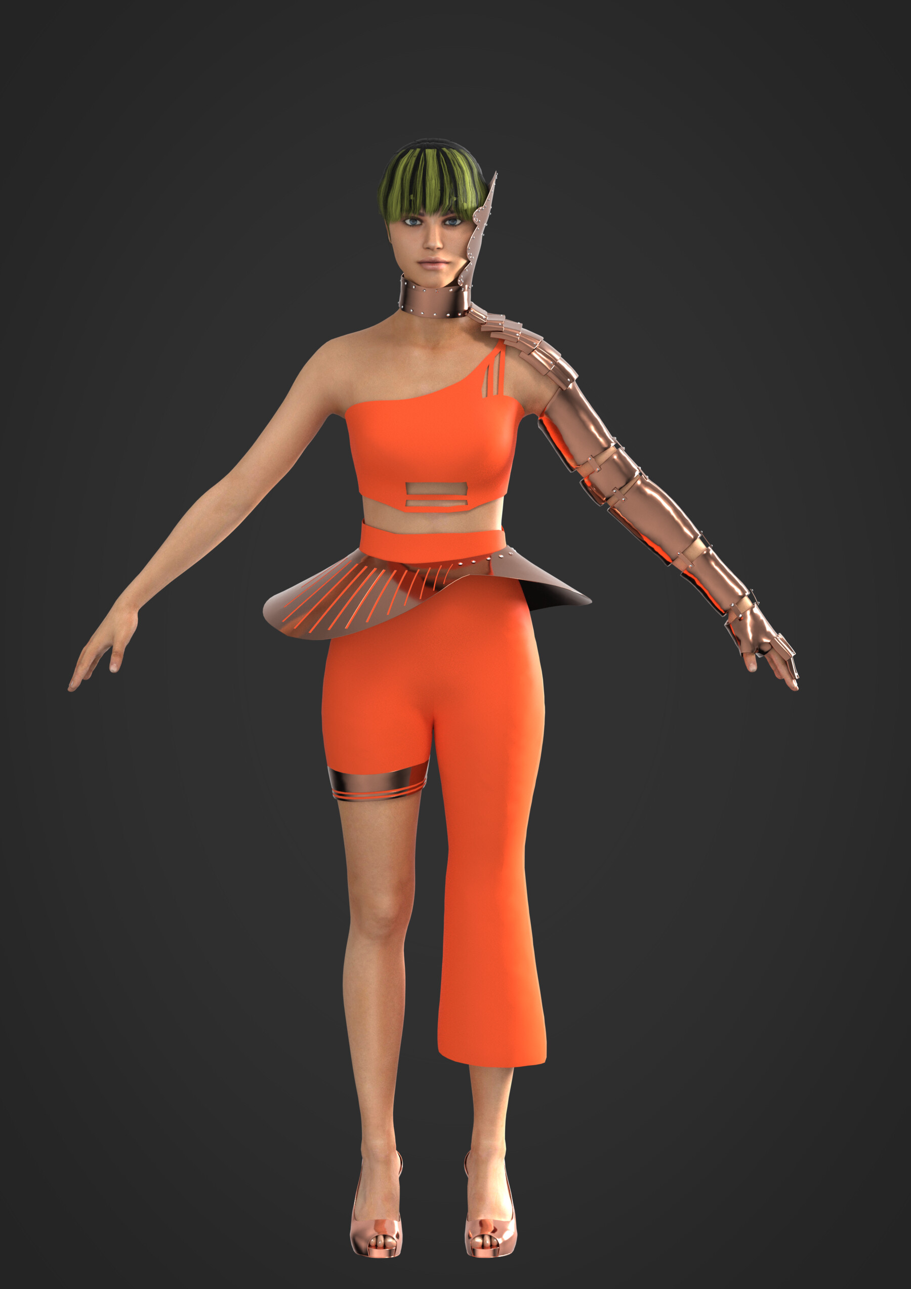 ArtStation - Female outfit | Game Assets